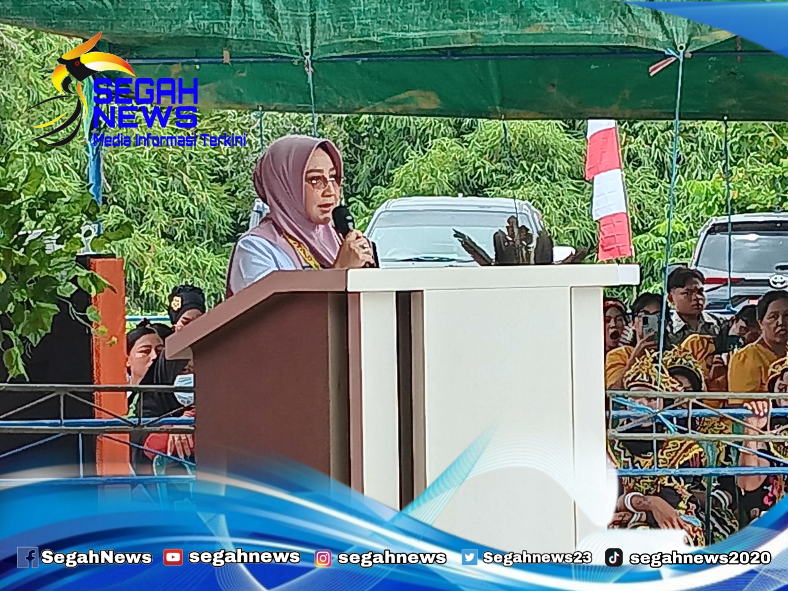 Bupati Berau Sri Hadiri Ajang Pelestarian Budaya Di Kampung Suaran ...