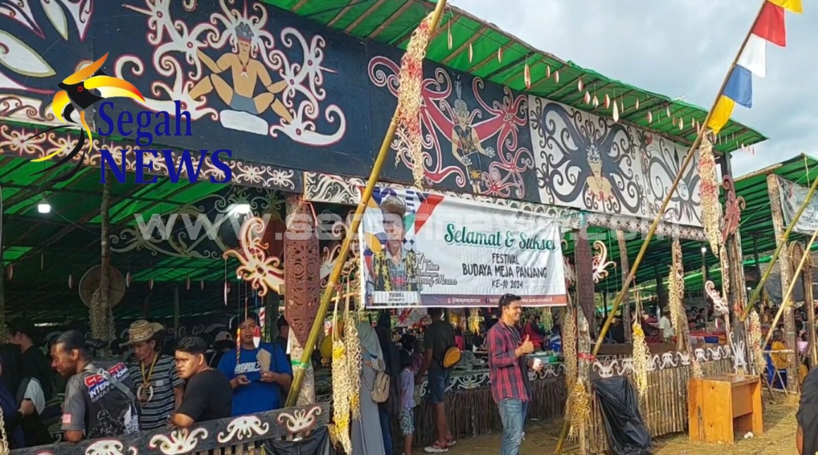 Bupati Berau Apresiasi Meja Panjang di Kampung Merasa - SegahNEWS