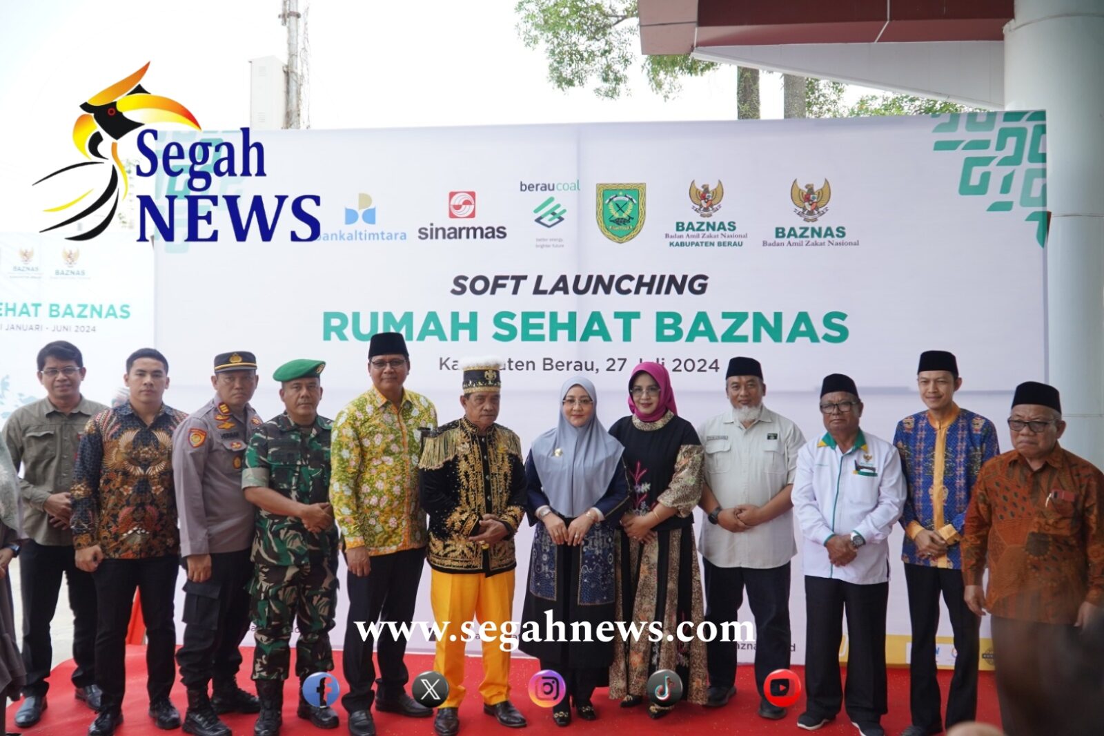 Berau Coal Berikan Kontribusi Besar Pada Pembangunan Rumah Sehat Baznas ...