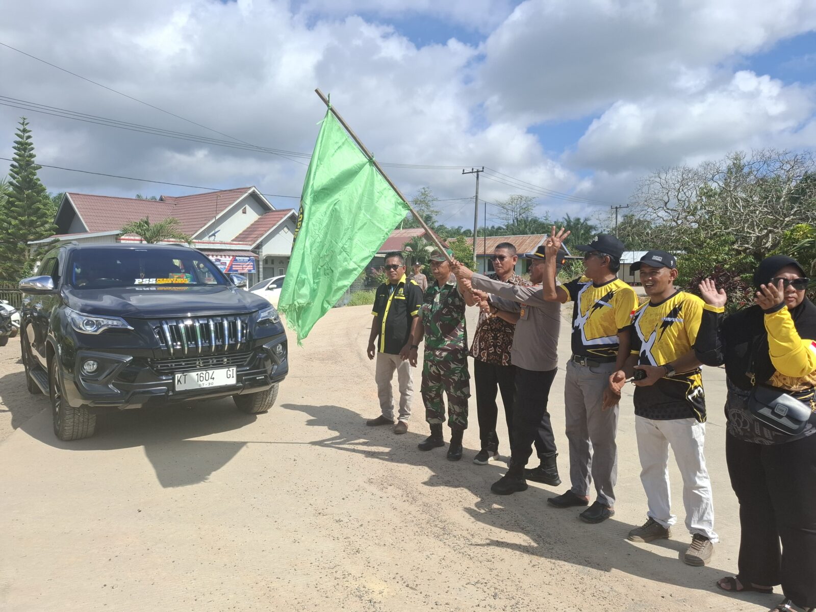 50 Unit Kendaraan Pribadi di-Kecamatan Segah Ikut Touring Tahunan ...